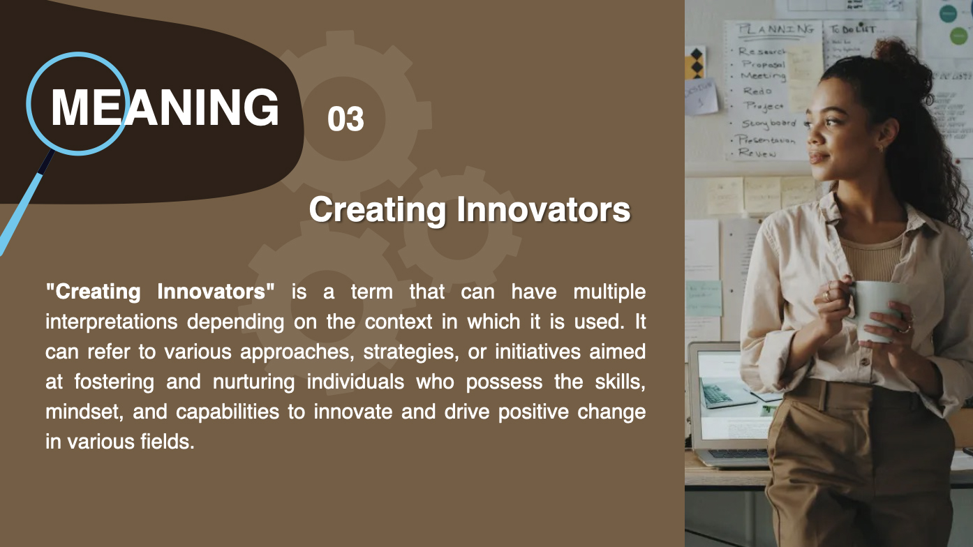 Course: PES 9206 Seminar on Educational Provision Innovation for Creating Innovators and ...